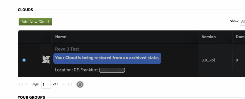 Archive Clouds – MODX Cloud Support