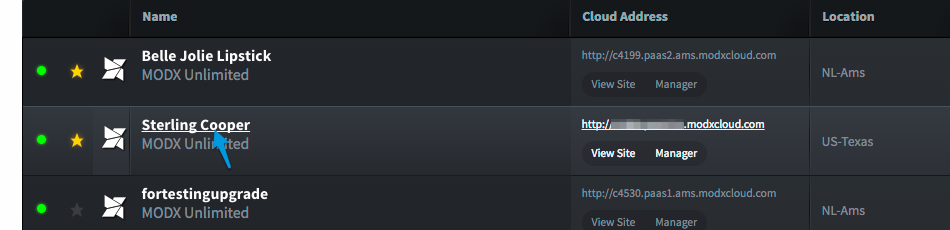 Manage Domains – MODX Cloud Support